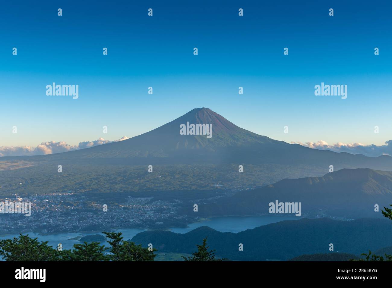 Mount Fuji in summer Stock Photo - Alamy