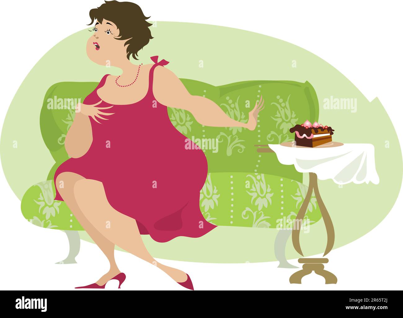 Nutrition temptation Stock Vector Images - Alamy