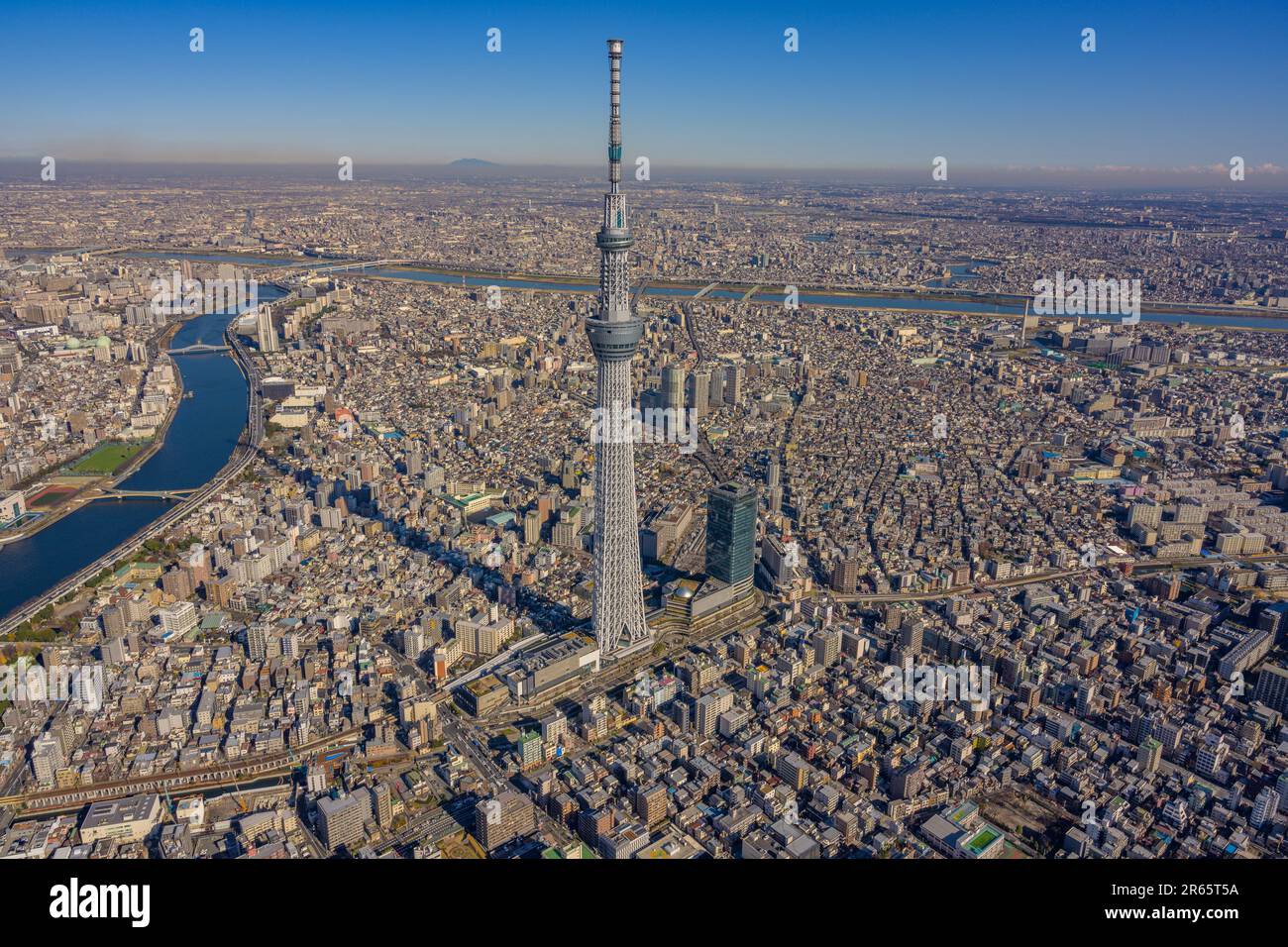 Aerial view of Tokyo sky tree Stock Photo - Alamy