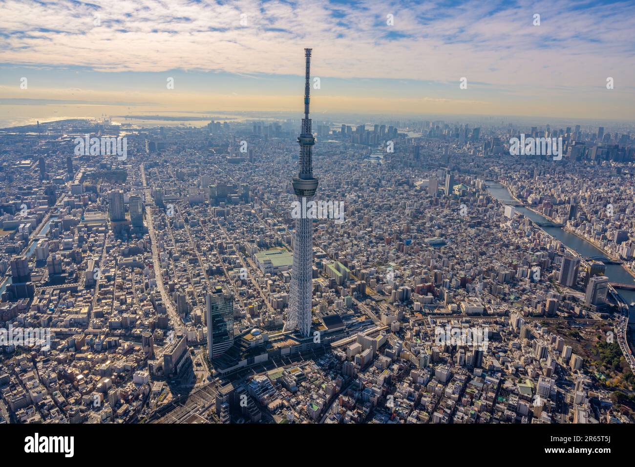 Aerial view of Tokyo sky tree Stock Photo - Alamy