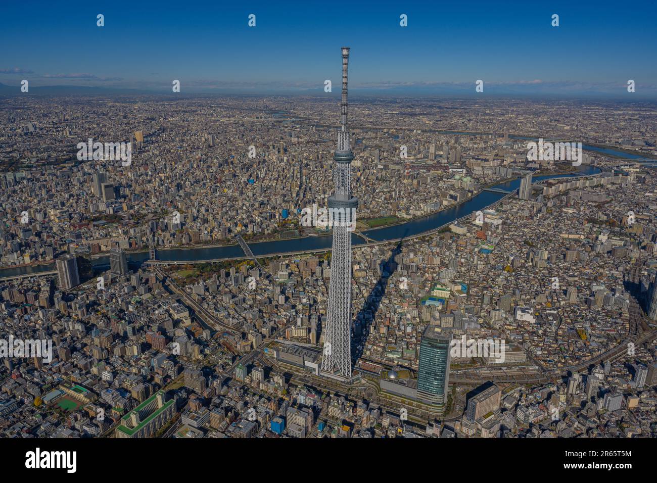 Aerial view of Tokyo sky tree Stock Photo - Alamy