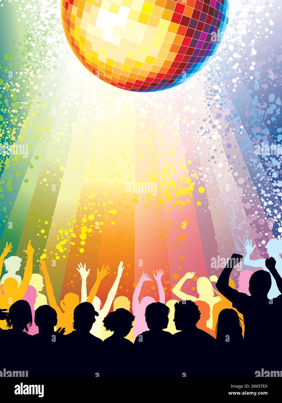 Large group of women silhouette hi-res stock photography and images - Alamy