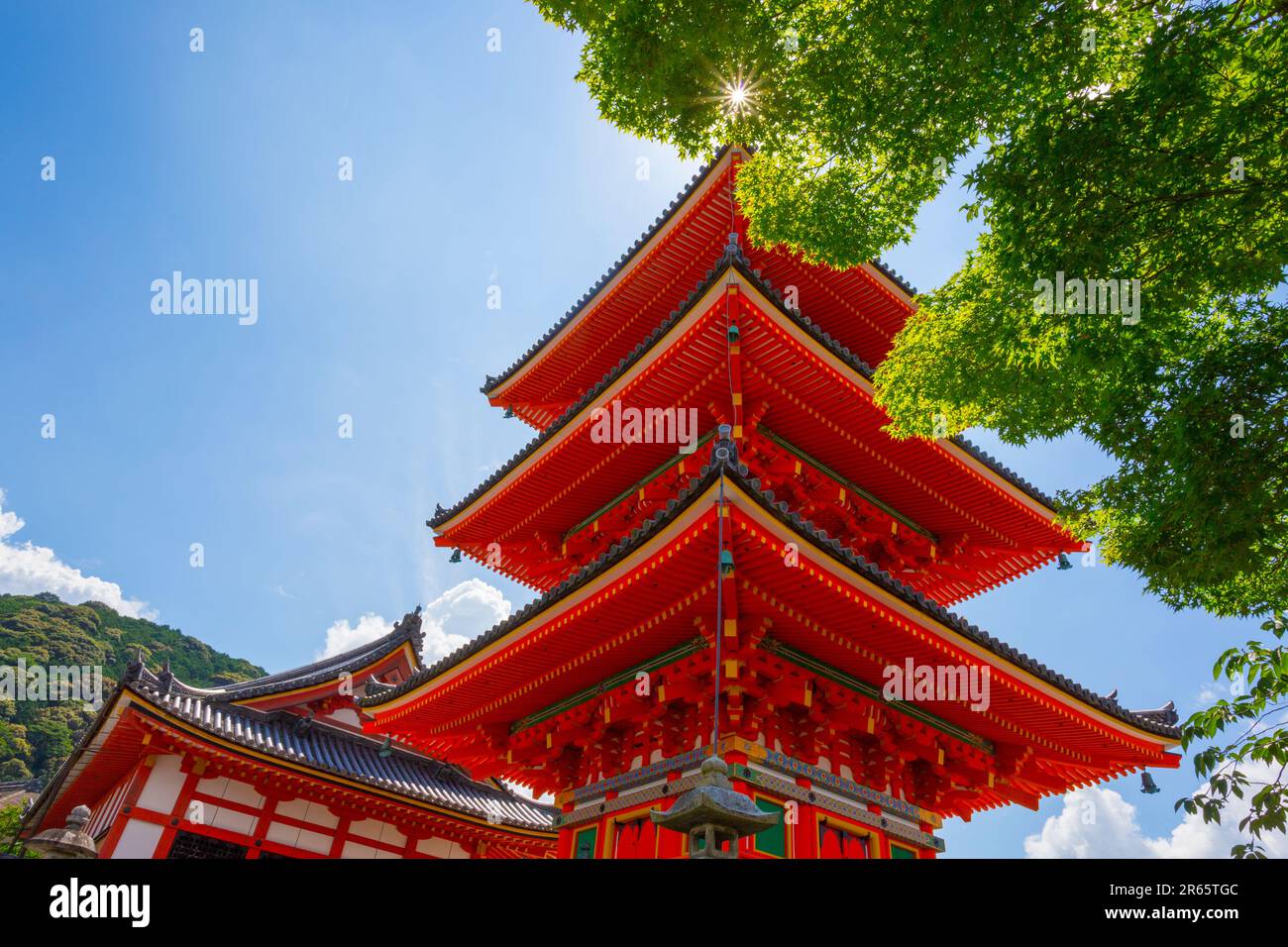 Three-story pagoda of Kiyomizu-dera Stock Photo - Alamy