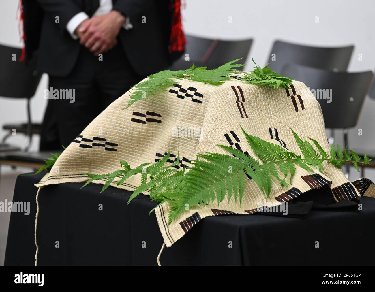 Wiesbaden, Germany. 07th June, 2023. In a solemn ceremony, the return ...