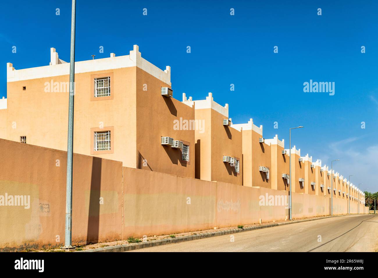 Social Housing Row Block - views Stock Photo - Alamy