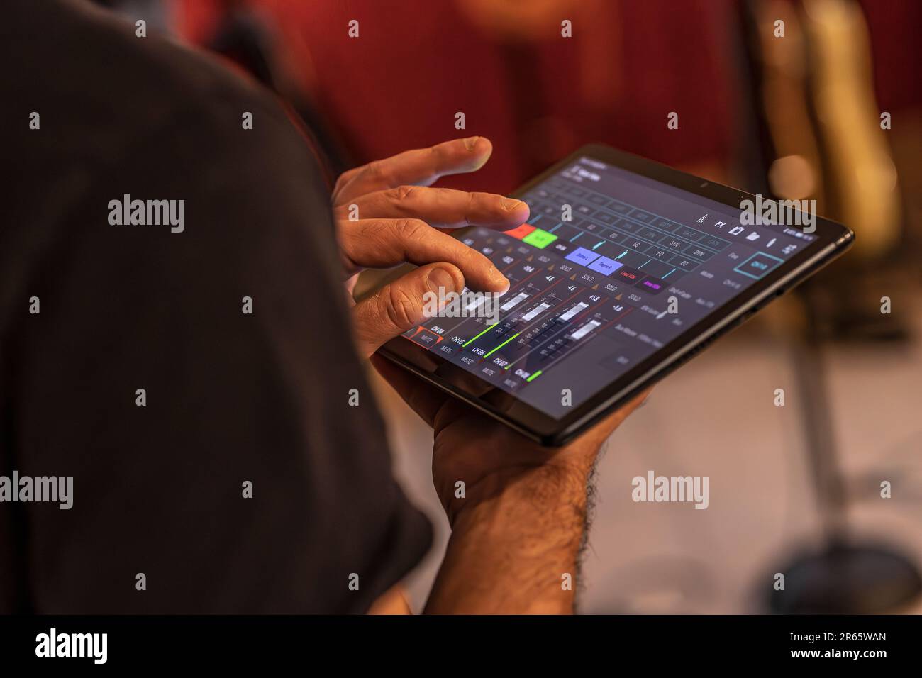 Soundboard levels hi-res stock photography and images - Alamy