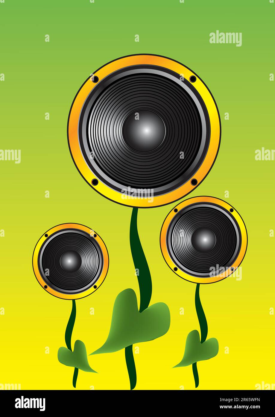 Sound border Stock Vector Images - Alamy