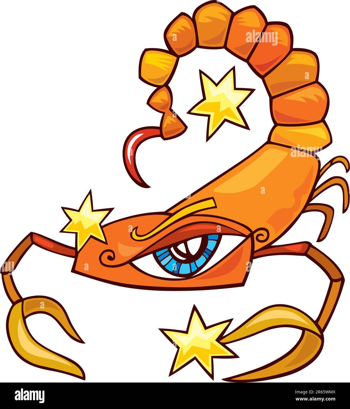 Illustration of zodiac scorpio sign Stock Vector Image & Art - Alamy