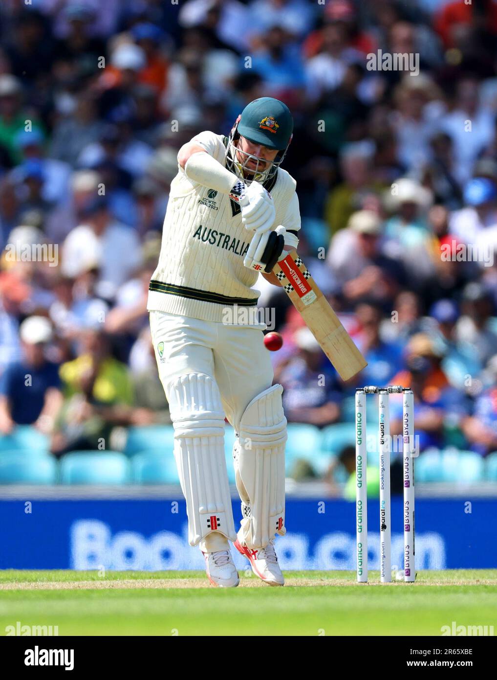 Australia's Travis Head bats during day one of the ICC World Test ...