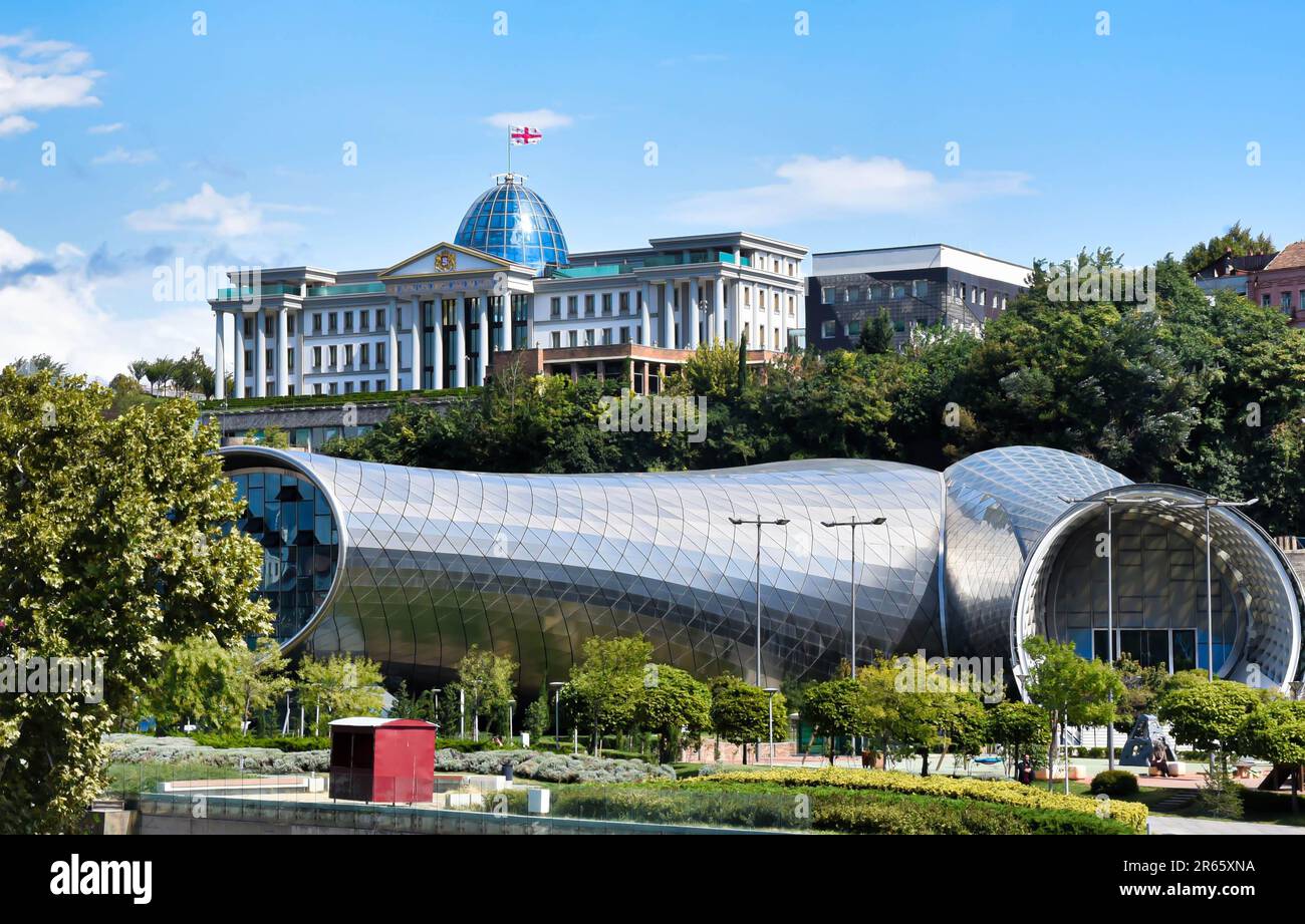 Concert Hall and Exhibition Centre in Tbilisi, Georgia Stock Photo - Alamy