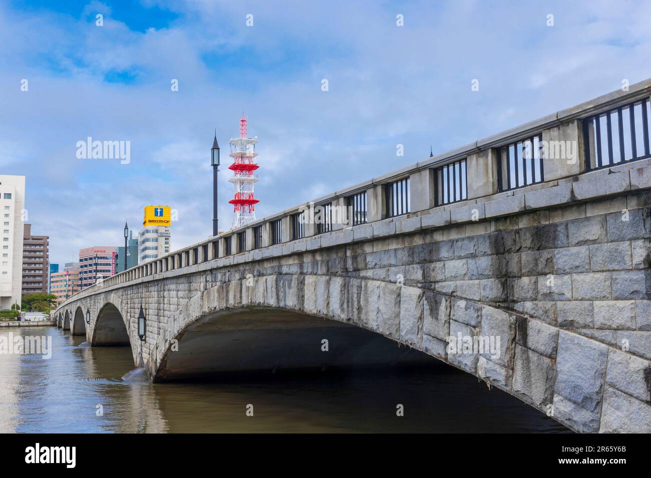 Bandai Bridge in Niigata Stock Photo - Alamy