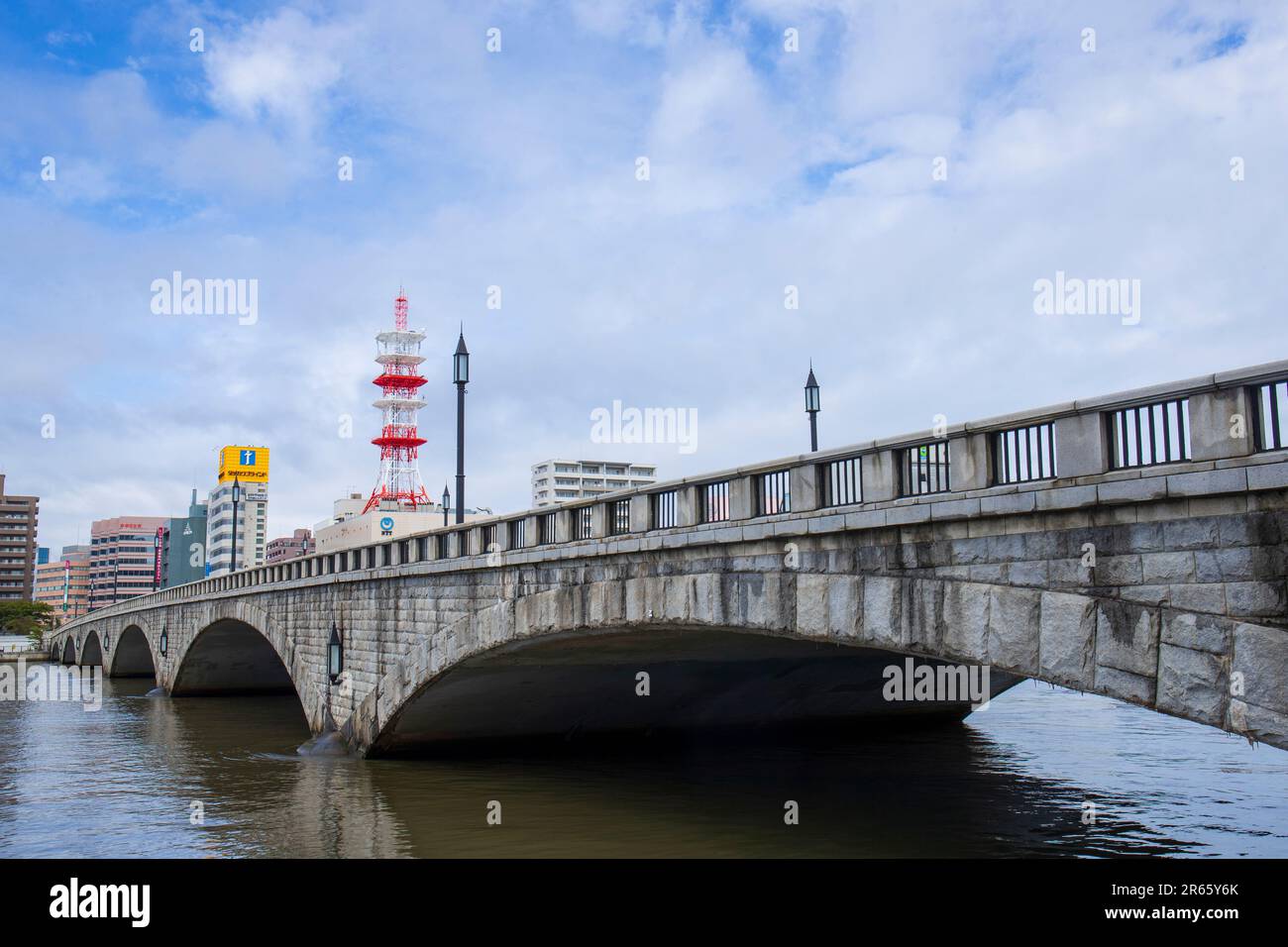 Bandai Bridge in Niigata Stock Photo - Alamy