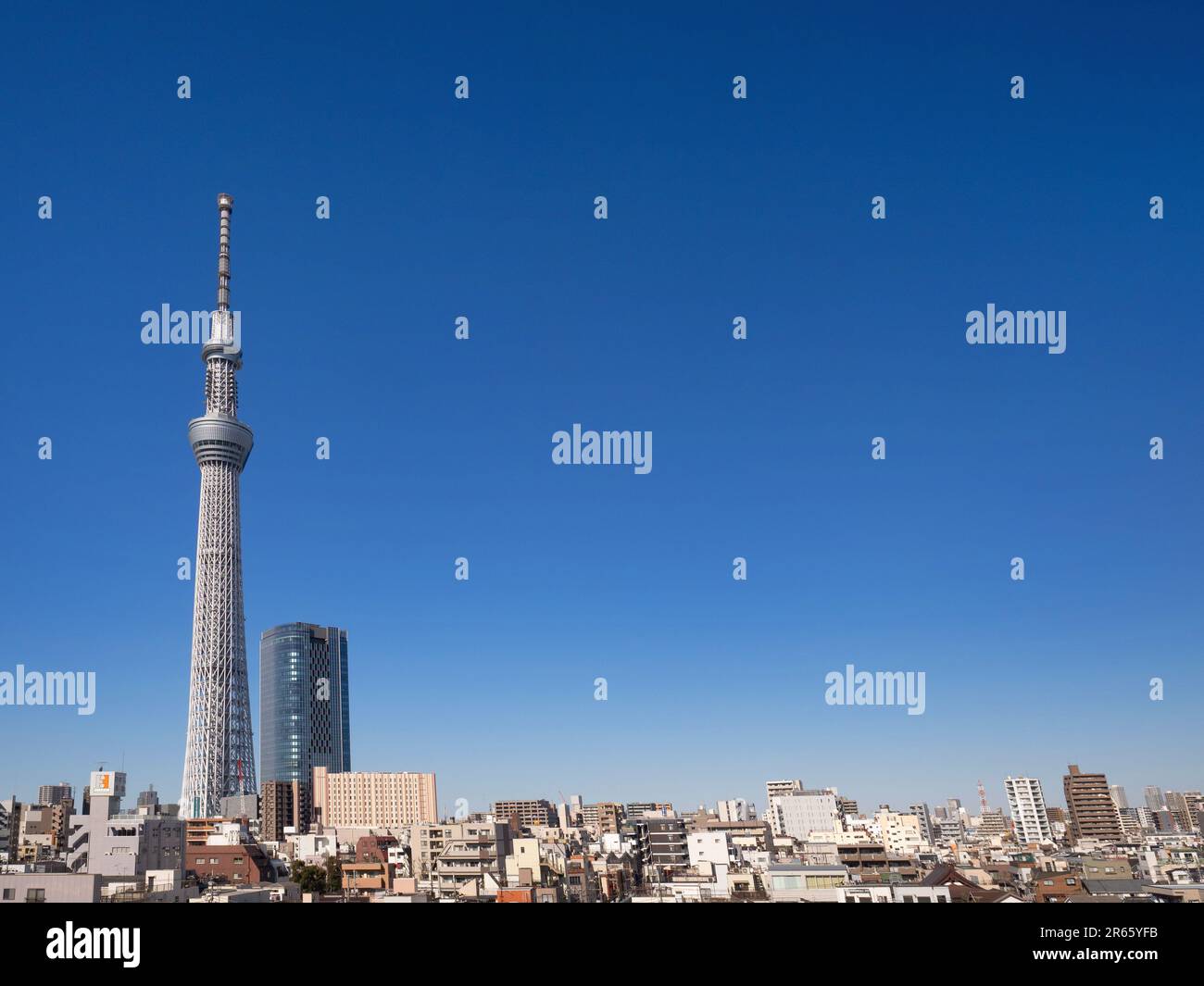 Tokyo Sky Tree and town Stock Photo - Alamy