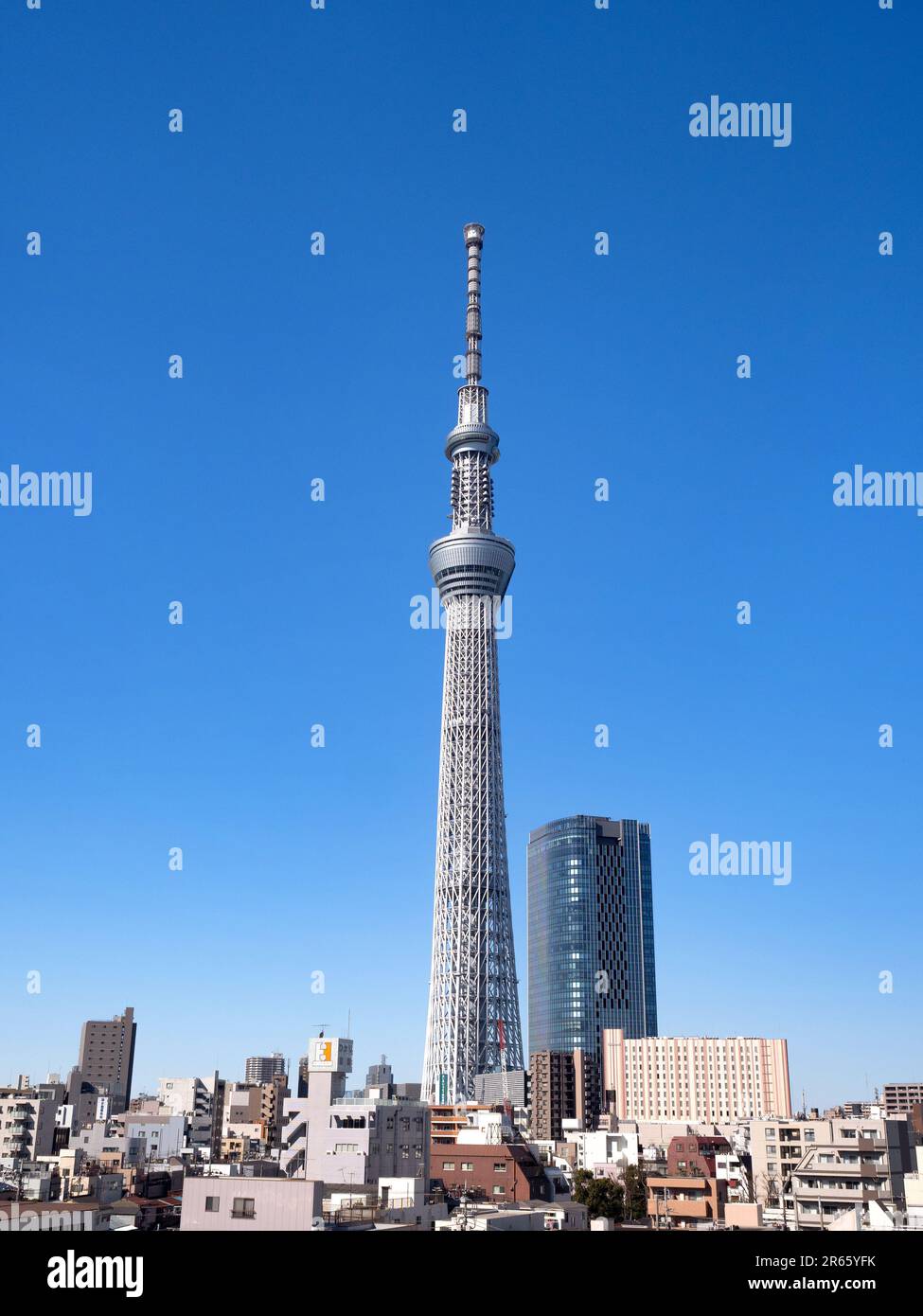 Tokyo Sky Tree and town Stock Photo - Alamy