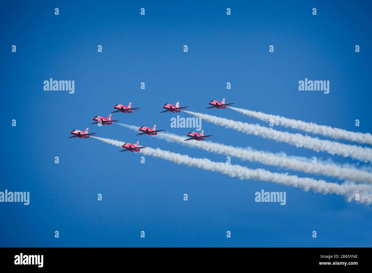 GB - DEVON: RAF Red Arrows display at the English Riviera Airshow by ...