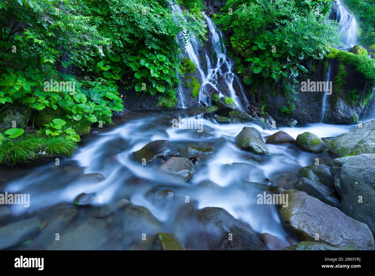 Doryu waterfall and the stream Stock Photo - Alamy