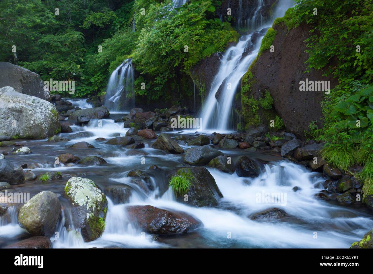 Doryu waterfall and the stream Stock Photo - Alamy