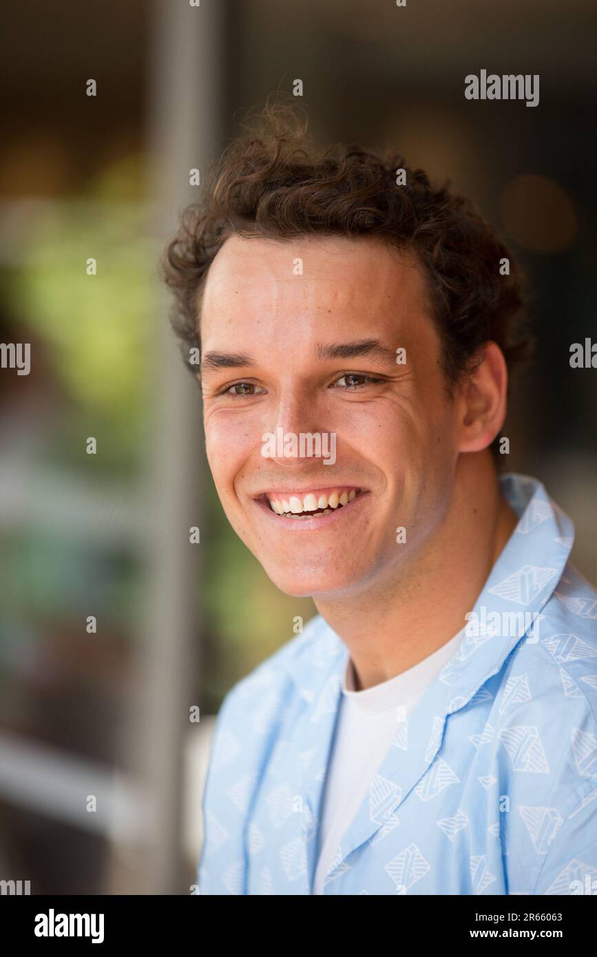 Paris, France. 07th June, 2023. Theo Curin at village during French ...