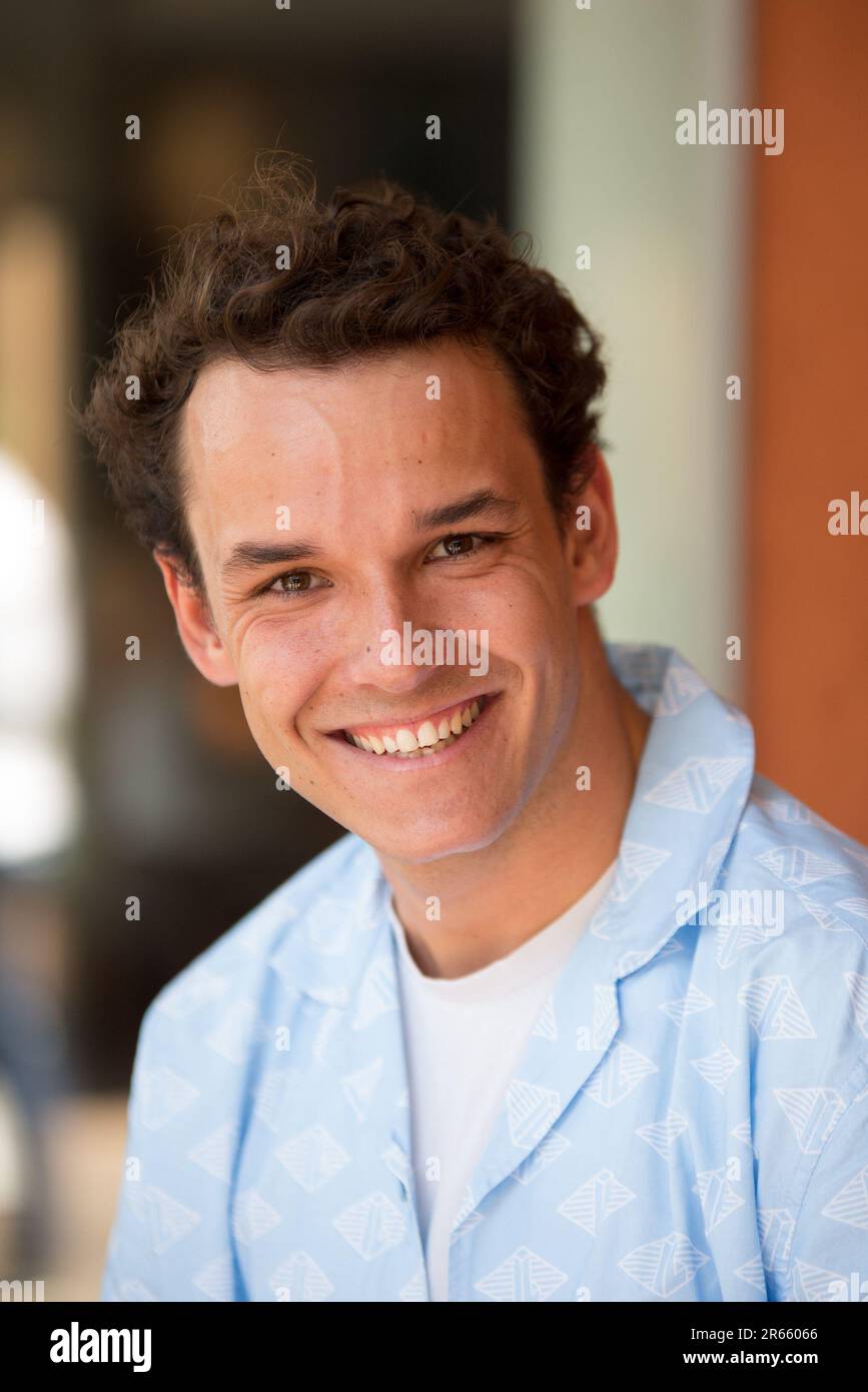 Paris, France. 07th June, 2023. Theo Curin at village during French ...
