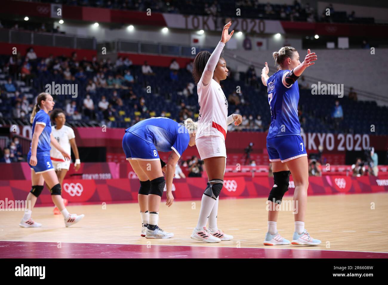 AUG 8, 2021 - Tokyo, Japan: Pauletta FOPPA #26 of Team France in the ...