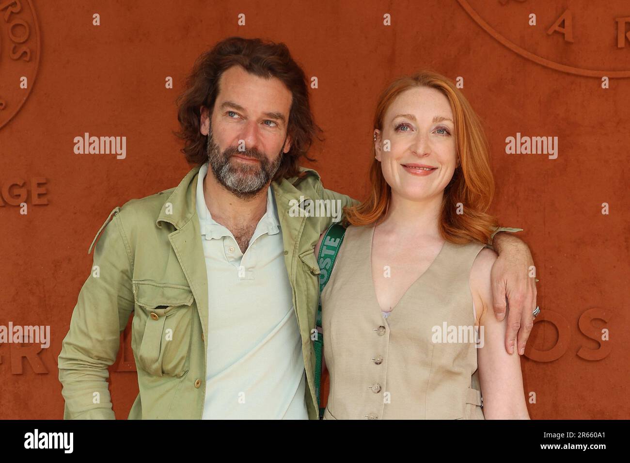 Paris, France. 07th June, 2023. ulien Haroche and Sarah Stern at ...