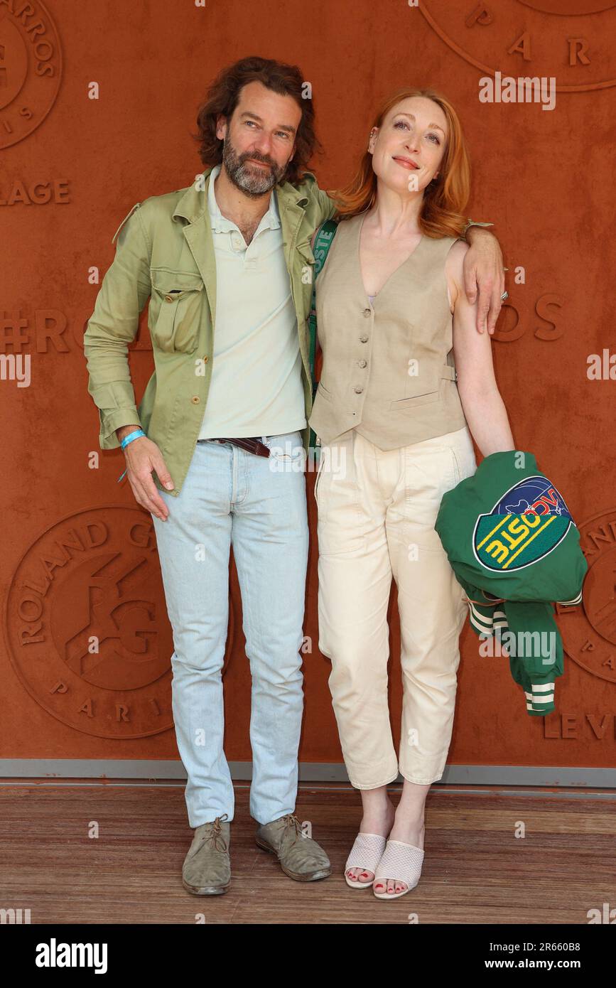 Paris, France. 07th June, 2023. ulien Haroche and Sarah Stern at ...