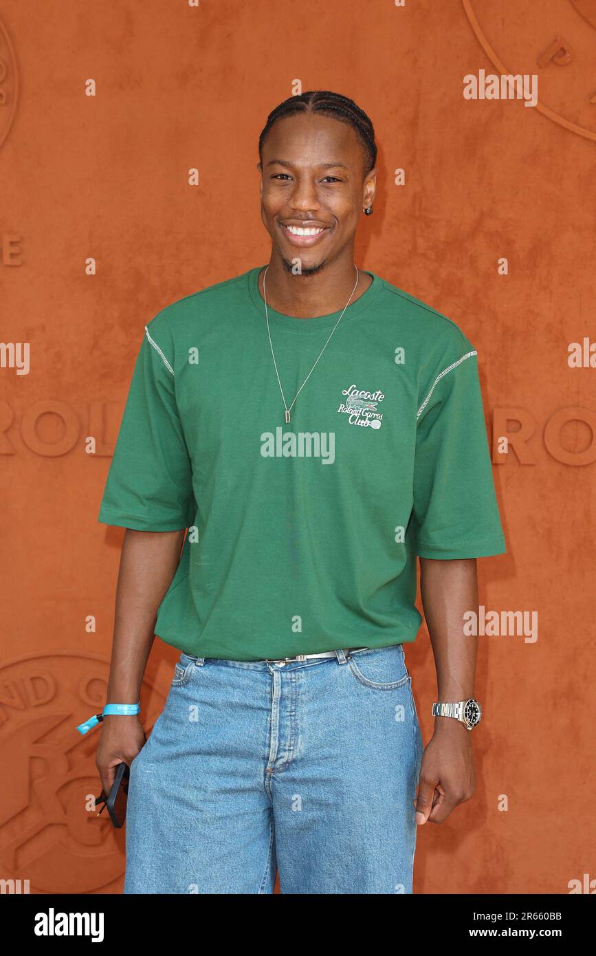 Paris, France. 07th June, 2023. Brice Tchaga at village during French ...
