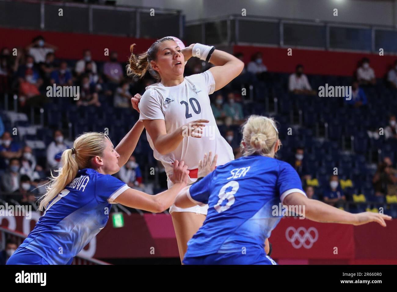 AUG 8, 2021 - Tokyo, Japan: Laura FLIPPES #20 of Team France in the ...