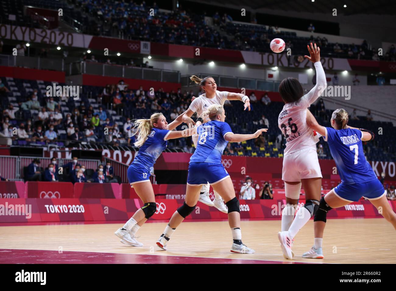 AUG 8, 2021 - Tokyo, Japan: Laura FLIPPES #20 of Team France in the ...
