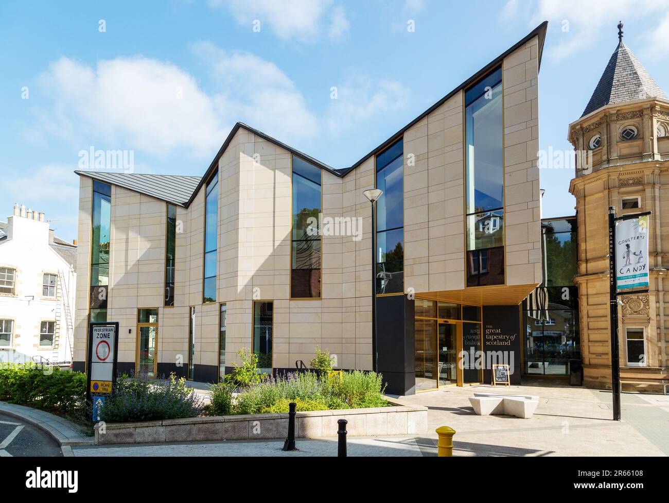 The Great Tapestry of Scotland building,Galashiels, Scotland Stock ...