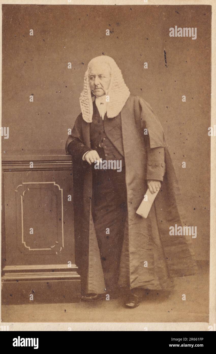 Carte de Visite: Richard Bethell, 1st Baron Westbury (1800-1873), Lord ...