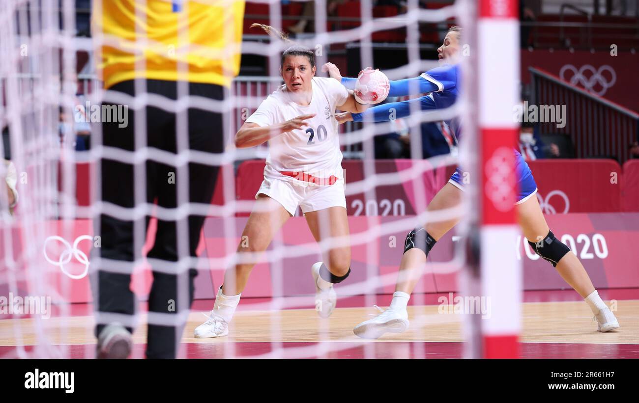 AUG 8, 2021 - Tokyo, Japan: Laura FLIPPES #20 of Team France in the ...