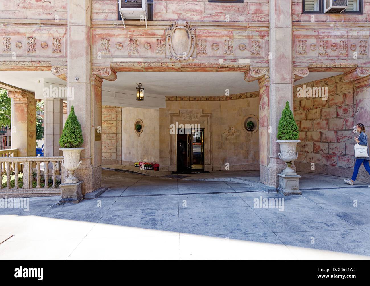 Emery Roth designed Two Sutton Place South, with its distinctive corner ...