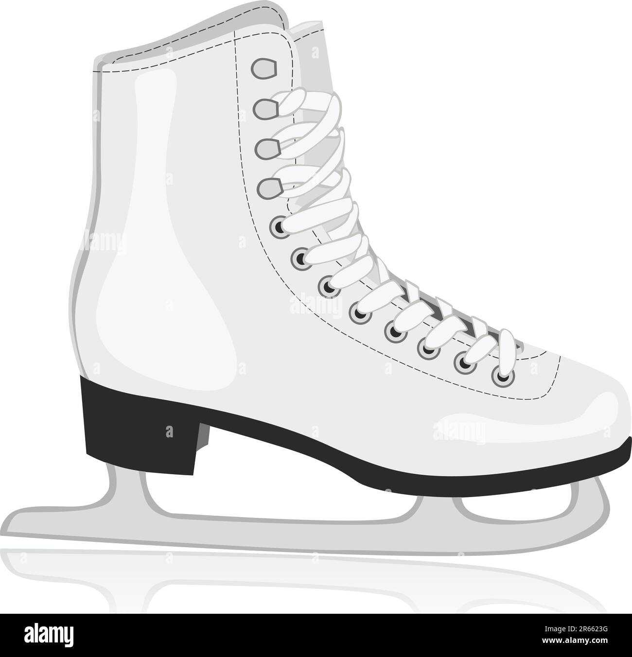fully editable vector illustration of isolated ice skates Stock Vector ...