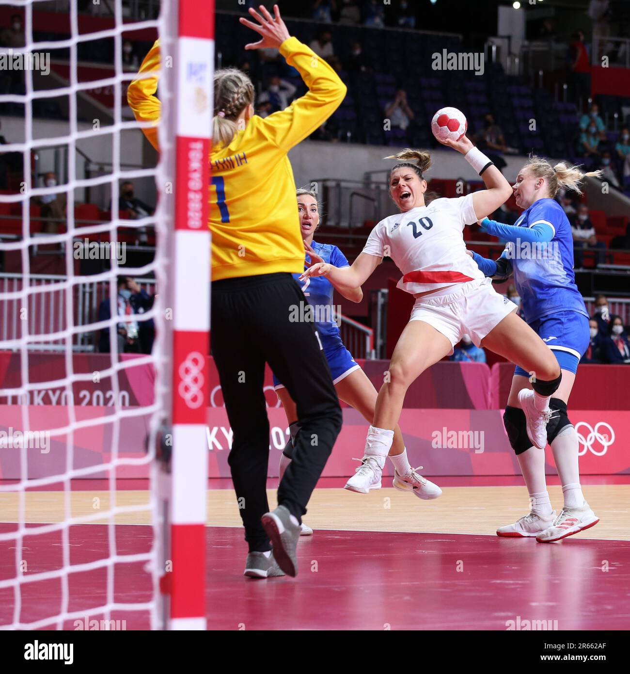 AUG 8, 2021 - Tokyo, Japan: Laura FLIPPES #20 of Team France in the ...
