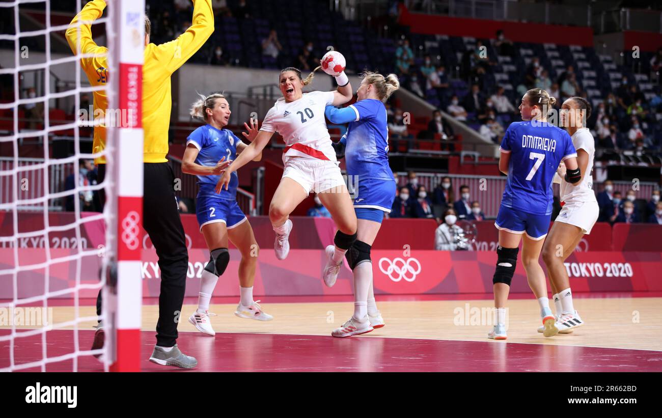 AUG 8, 2021 - Tokyo, Japan: Laura FLIPPES #20 of Team France in the ...