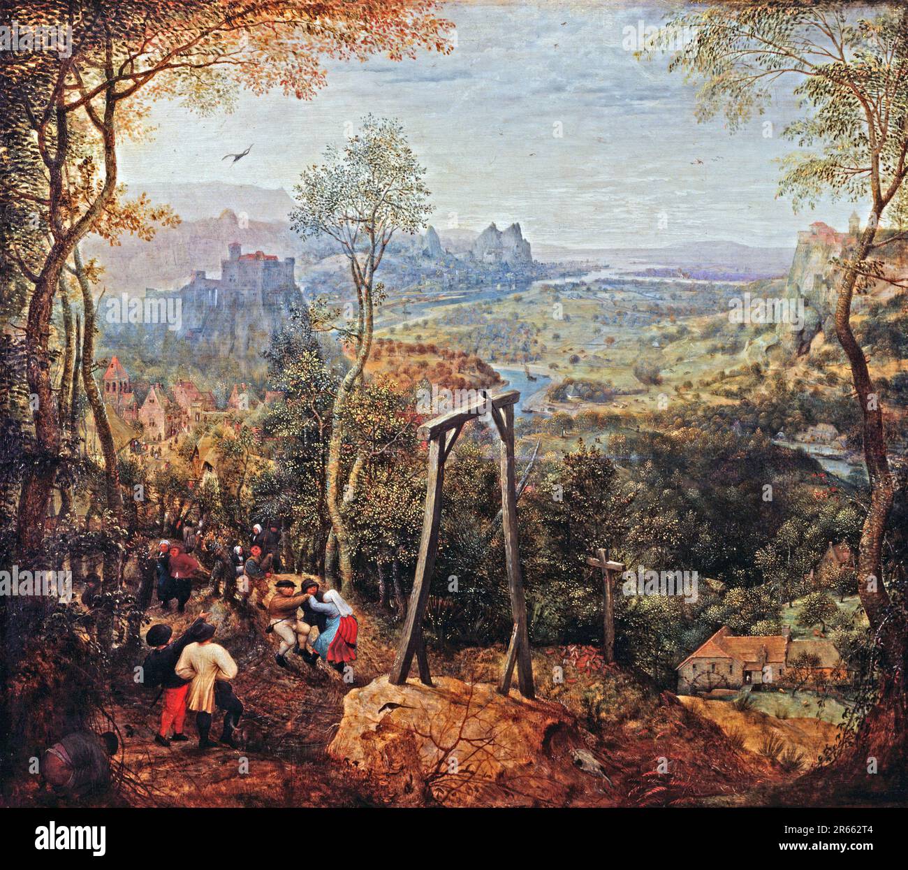 The Magpie on the Gallows painted by the Dutch Renaissance painter ...