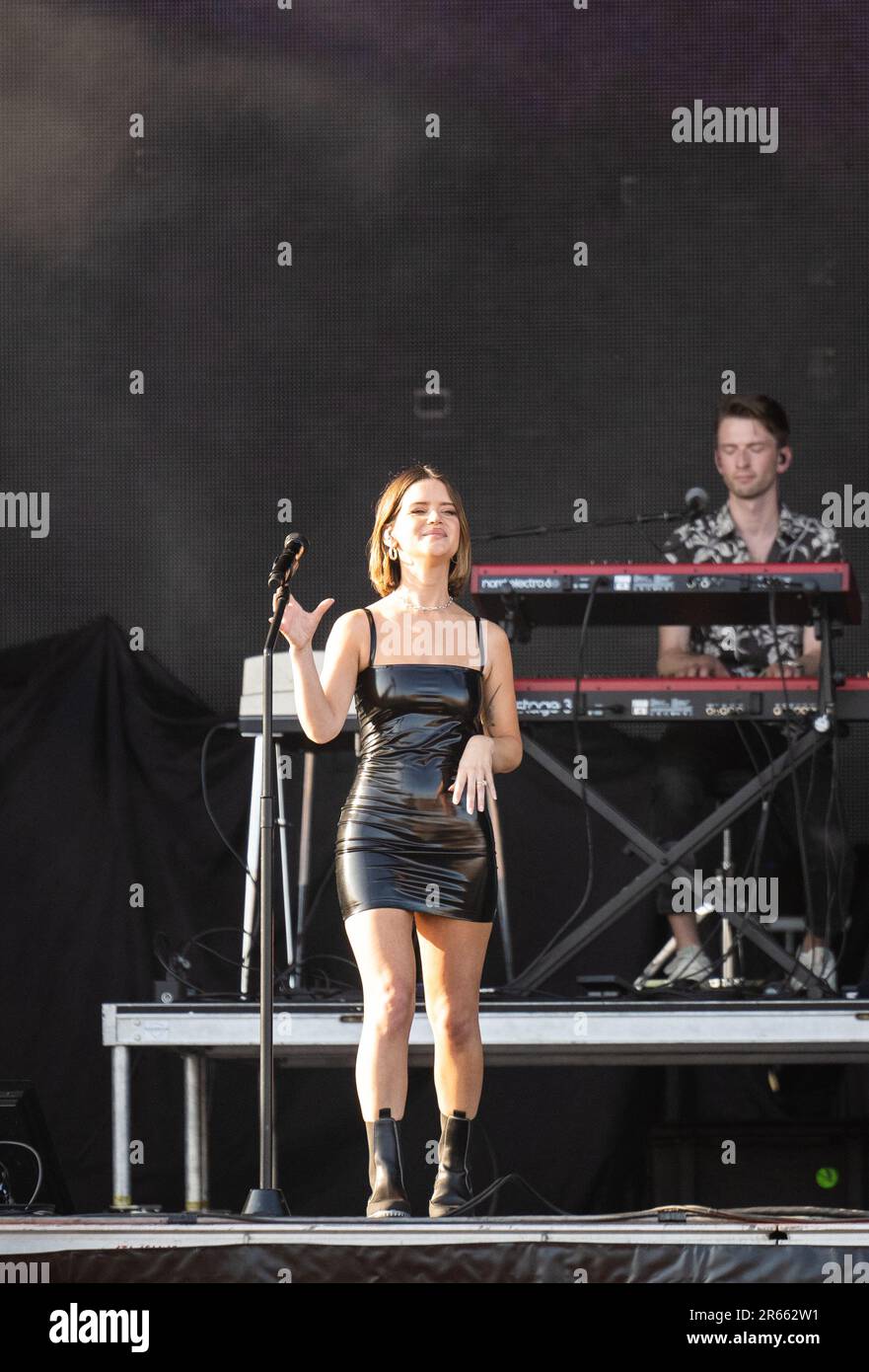 American singer-songwriter Maren Morris in concert at Boston Calling in ...