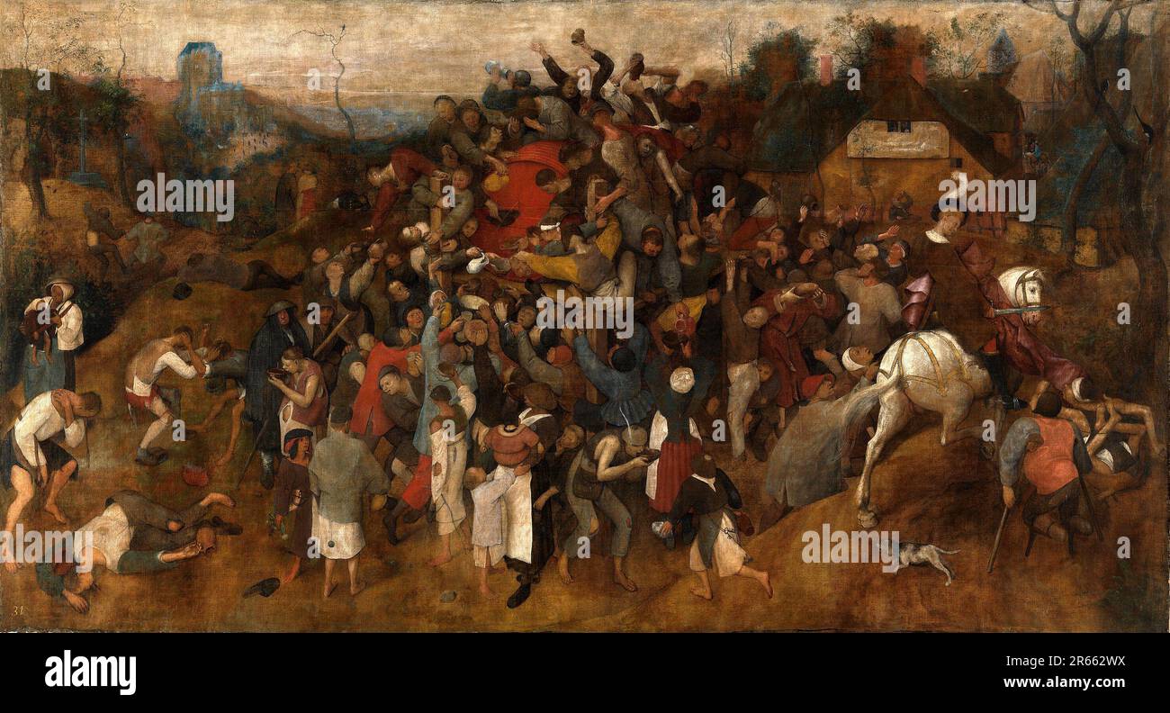 The Wine Of Saint Martins Day painted by the Dutch Renaissance painter ...