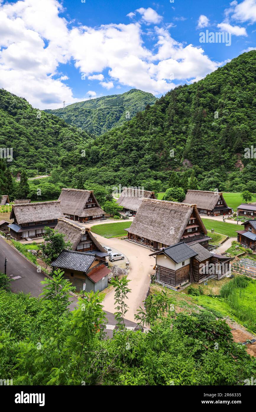 Gokayama Kan swamp village Stock Photo - Alamy