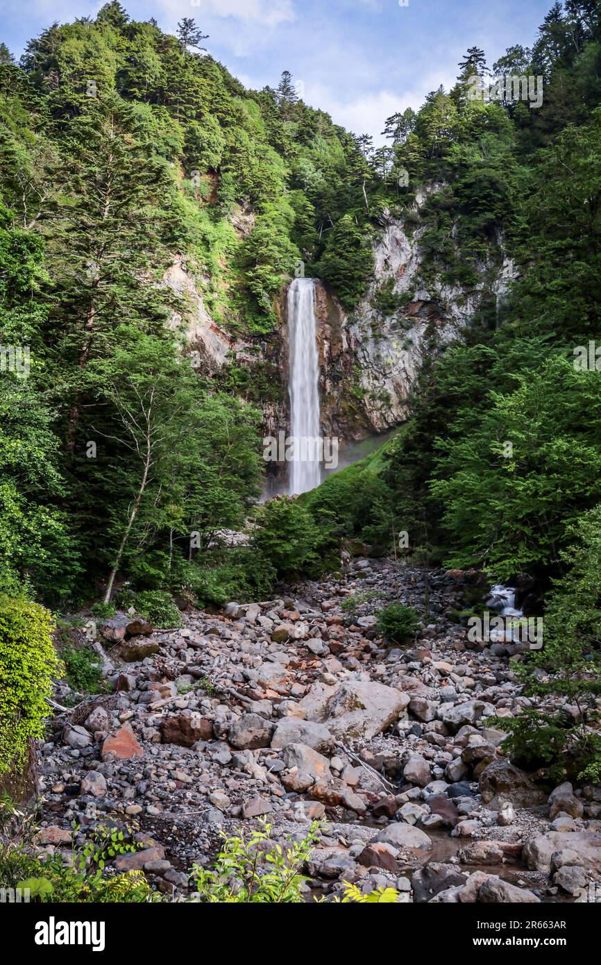 Hirayu otaki falls Stock Photo - Alamy
