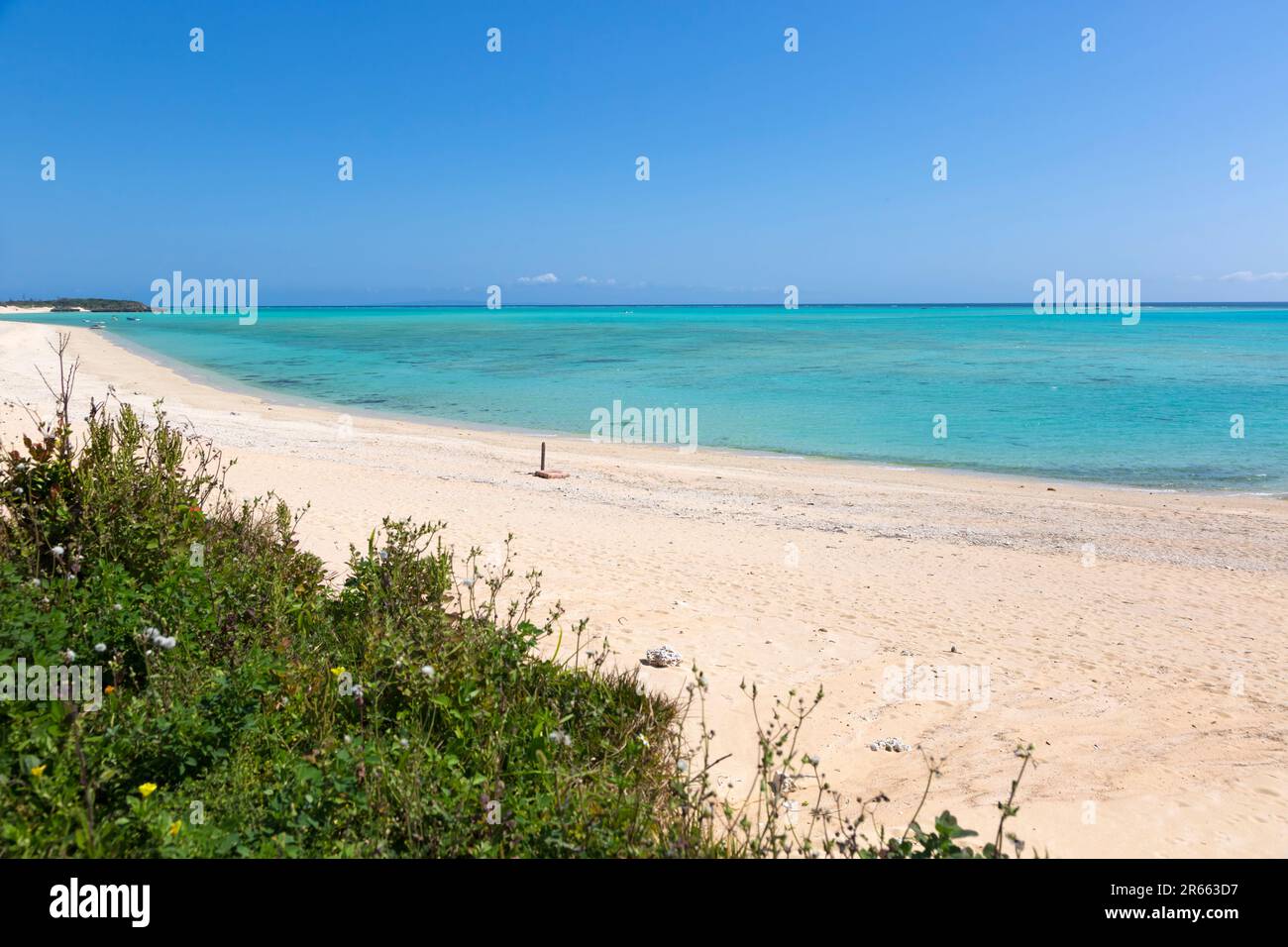 The sea of Yoron Island Stock Photo - Alamy