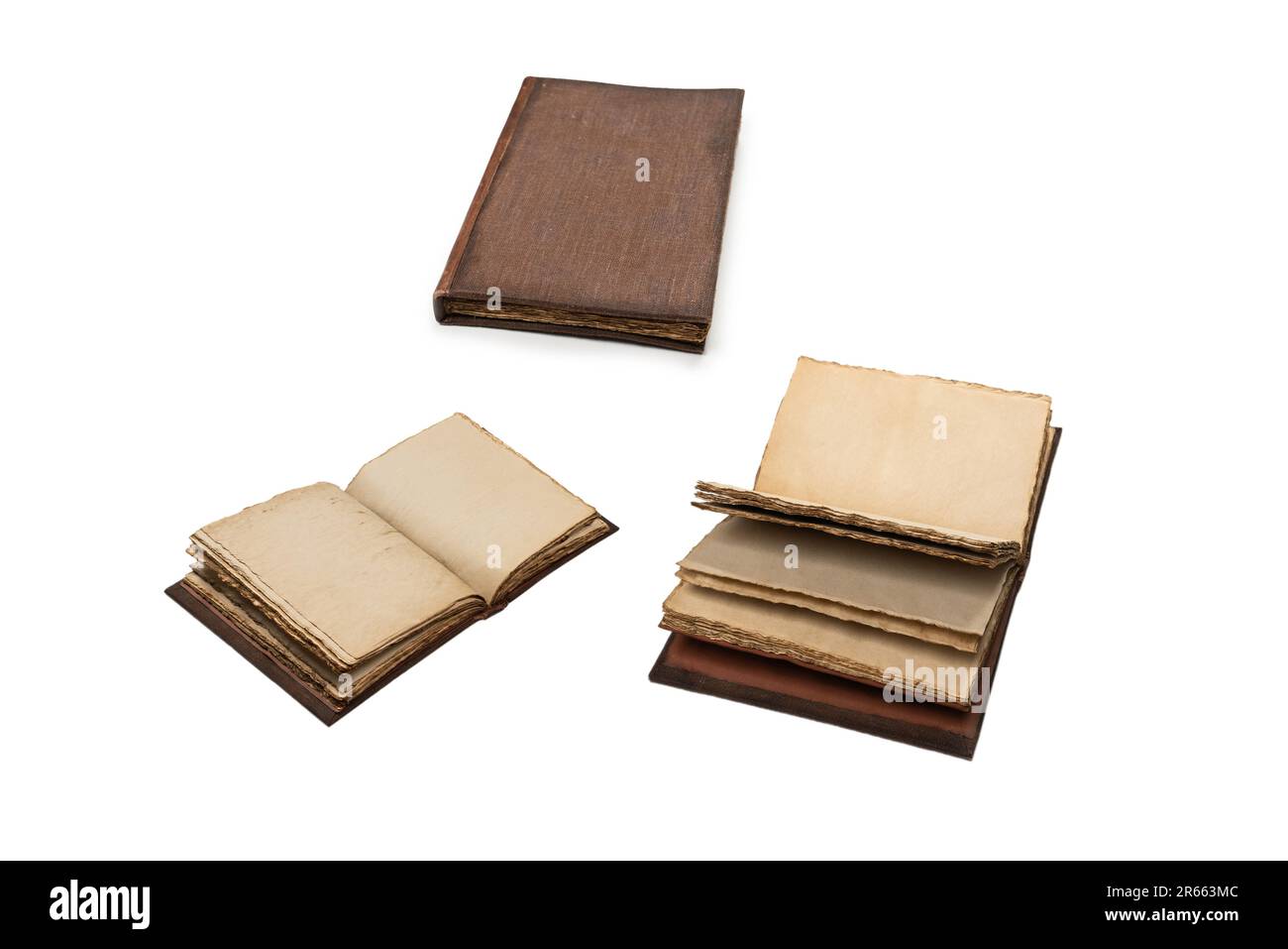 Antique open book isolated hi-res stock photography and images - Alamy