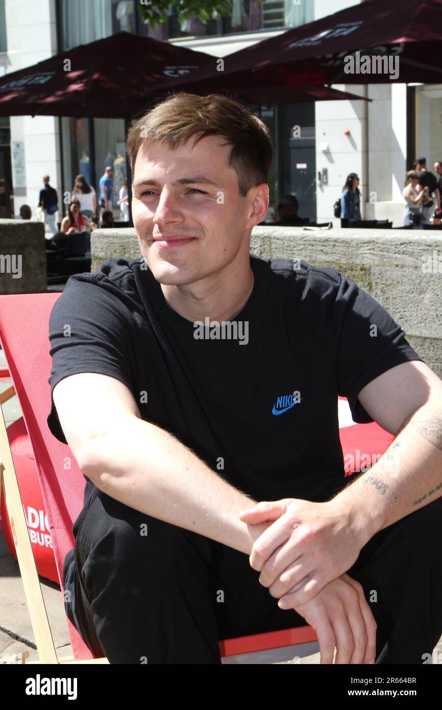 British singer and songwriter Tom Gregory attends the photo call during ...