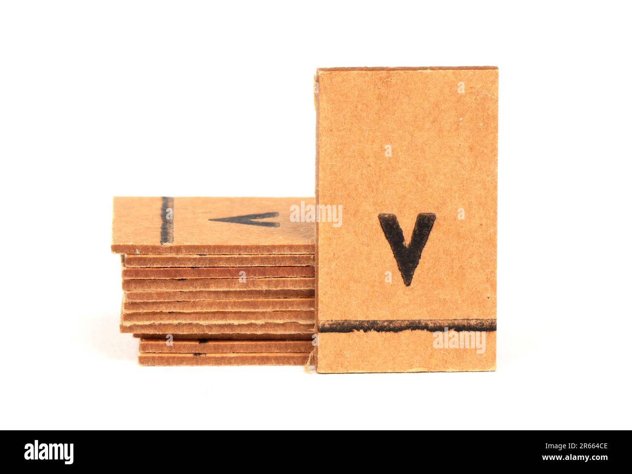 Stack of letters from a very old letterbox used to teach children - The ...