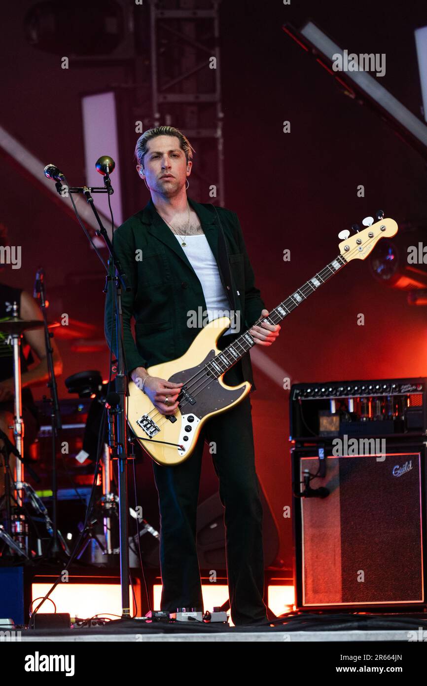 American rock band Queens of the Stone Age in concert at Boston Calling ...