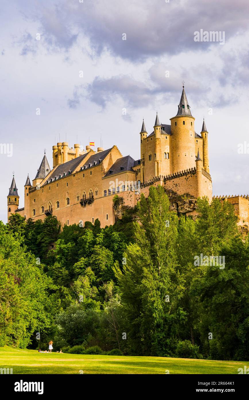 Alcázar of Segovia, Segovia Castle, is a medieval castle located in the ...