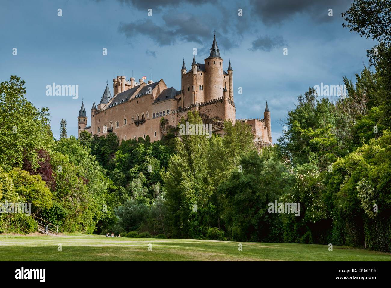 Alcázar of Segovia, Segovia Castle, is a medieval castle located in the ...