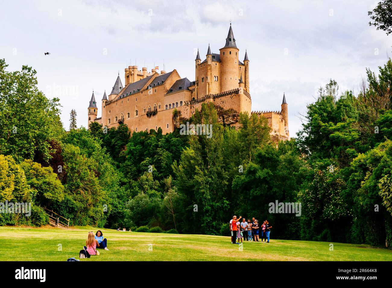 Alcázar of Segovia, Segovia Castle, is a medieval castle located in the ...