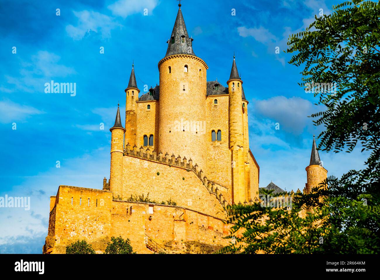 Alcázar of Segovia, Segovia Castle, is a medieval castle located in the ...